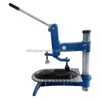 China Small Simple Workshop Manual Sport Shoes Sole Press Attaching Machine for Shoes Pressing Sole Repair for sale