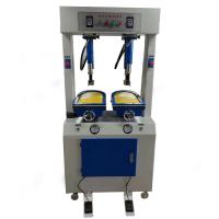 China Double Station Hydraulic Sandal Slipper Shoes Making Machine Sole Attaching Press Machine for sale