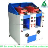 China Footwear Sneaker Making Automatic Double Head Pneumatic Shoe Sole Attaching Press Machine for sale