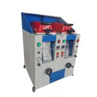 China Footwear Sneaker Making Automatic Double Head Pneumatic Shoe Sole Attaching Press Machine for sale