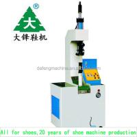 China Hydraulic Semi Automatic Four Corners Nail Leather Shoe Heel Nailing Machines for sale