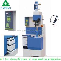 China Shoe Making Machines Semi Automatic Pneumatic Ladies Leather Shoe Heel Nailing Machine for sale