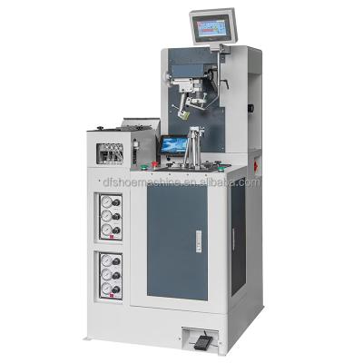 China Ladies Leather Shoes Making Fully Automatic Heel Screw Heel Nailing Fixing Machine for sale