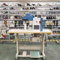 China Automatic Leather Shoes Upper Cementing Separating Sides Pounding Flattening Machine for sale