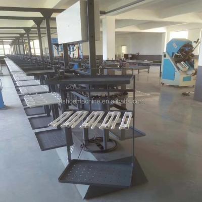 China Shoe Production Line Rotation Shoe Last Cementing Drying Activating Conveyor Assembly Line for sale