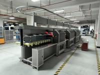 China Shoe Production Line Rotation Shoe Last Cementing Drying Activating Conveyor Assembly Line for sale
