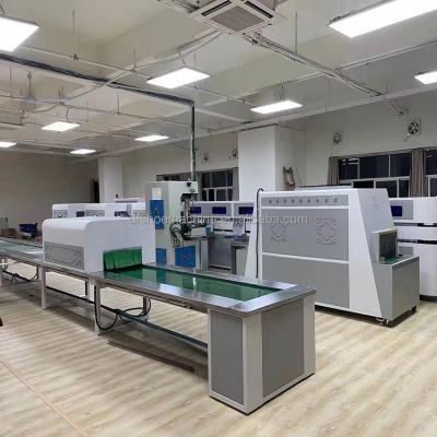 China Complete Shoes Making Machine Ladies High Heel Pu Leather Canvas Shoes Production Line Conveyor for sale