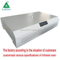 China Leather Shoe Making Machine Hot Air Infra Red Cementing Drying Activating Heating Oven for sale