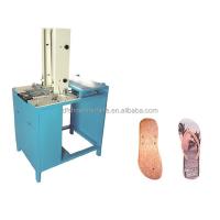 China Automatic Eva Sole Plastic Rubber Complete Flip Flop Slippers Making Machine Strap Fixing Machine for sale