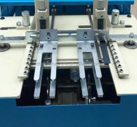 China Automatic Shoe Making Pneumatic EVA PE Flip Flop Slipper Shoes Sole Strap Fixing Machine for sale