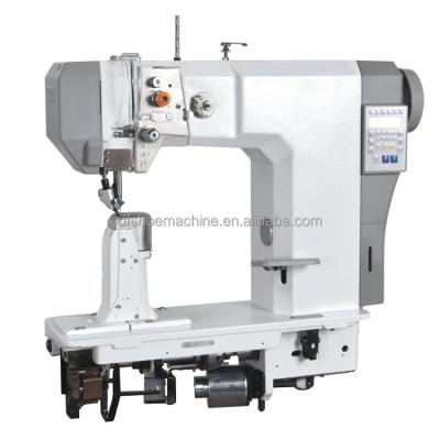 China Walking Foot Straight Computer Electric Automatic Single Industrial Leather Shoe Sewing Machine Price for sale