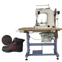 China Safety Casual Shoe Upper Making Industrial Three Needle Lock Stitch Sewing Machines for sale