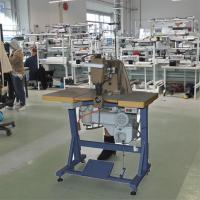 China Moccasin Leather Shoes Upper Double Needle Level Pattern Sewing Making Machine for sale