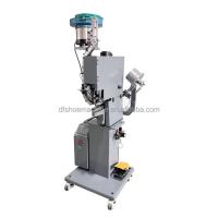 China Automatic Motor-Driven Shoe Lace Hook Button Riveting Machine for Climbing Boots and Safety Shoes Making 220V 1 Year Warranty for sale