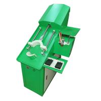China PU Safety Shoes Making Machine Steel Head Shoes Toe Glue Spraying Pressing Machine for sale