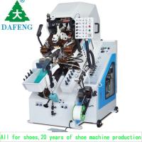 China Hydraulic Plastic Rubber Kids Brake Leather Shoe Automatic Cement Gluing Toe Lasting Machine for sale