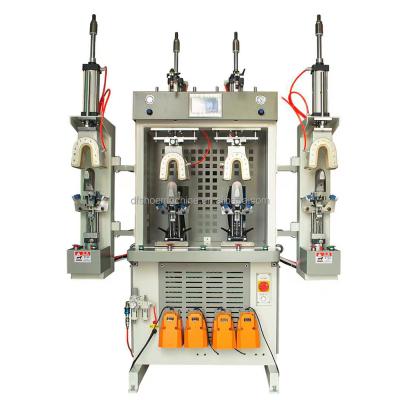China Shoe Making Machines Running Sneaker Shoe Upper Counter Back Part Molding Moulding Machine With Air-bag for sale