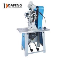 China Automatic Double Side Leather Canvas Rubber Shoe Upper Making Punching Eyelet Machine for sale