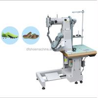 China DF-168WF Shoe Outsole Side Wall Stitching Machine Seated Type Double Thread Side Seam Sewing Machine for Football Shoes for sale