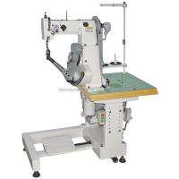 China 168 Diagonal Arm Double Thread Inner Shoe Insole Side Stitching Machine Shoe Boots Outsole Side Wall Sewing Machine for sale