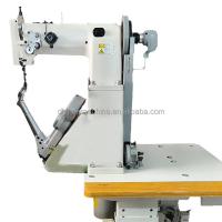 China 168 Diagonal Arm Double Thread Inner Shoe Insole Side Stitching Machine Shoe Boots Outsole Side Wall Sewing Machine for sale