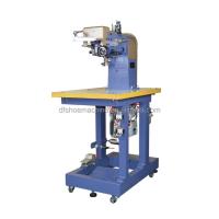 China Moccasin Automatic Double Needle Industrial Pattern Leather Shoes Sole Stitching Sewing Machine for sale
