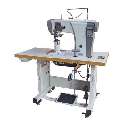 China Double Needle Heavy Duty Post Bed Walking Foot Shoe Electric Industry Sewing Machine Price for sale