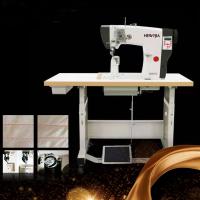 China Double Needle Heavy Duty Post Bed Walking Foot Shoe Electric Industry Sewing Machine Price for sale