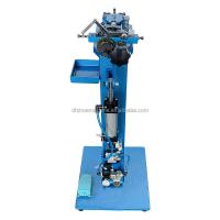 China Leather Belt Buckle Stapling Machine Horse Tack Belt Loop Locking Nailing Machine for sale
