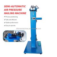 China Leather Belt Buckle Stapling Machine Horse Tack Belt Loop Locking Nailing Machine for sale