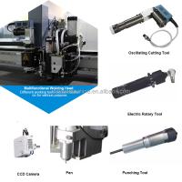 China Automatic CNC Oscillating Knife Cutting Machine Digital Vibrating Blade Fabric Leather Shoe CNC Cutting Machine for sale