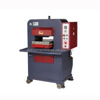 China Manual Passport Holder Hydraulic Genuine Seat Cover Leather Logo Roller Embossing Making Machine for sale