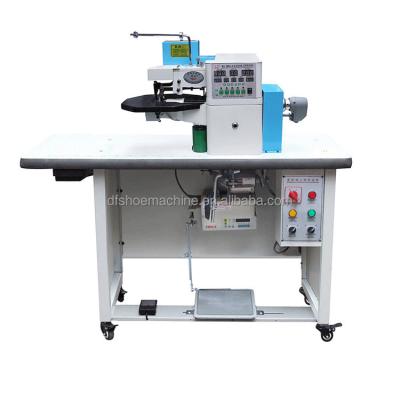 China Automatic/Manual Notebook Watch Strip Strap Leather Wallets Edge Taping Gluing Folding Machine for sale