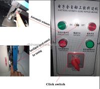 China Automatic/Manual Notebook Watch Strip Strap Leather Wallets Edge Taping Gluing Folding Machine for sale