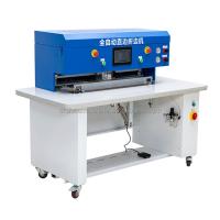 China Automatic PU Leather Window Hot Melt Gluing Folding Machine for Bag Notebook Pocket for sale