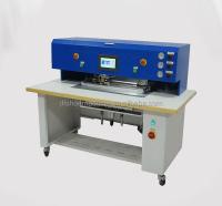 China Automatic PU Leather Window Hot Melt Gluing Folding Machine for Bag Notebook Pocket for sale
