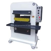 China Hydraulic Manual Vamp Upper PU Leather Bag LOGO Heat Press Leather Embossing Machine for sale