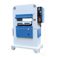 China Hydraulic Manual Vamp Upper PU Leather Bag LOGO Heat Press Leather Embossing Machine for sale