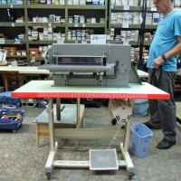 China 16 Inch Leather Strap Cutting Machine Belt Leather Strap Strip Cutting Slitting Machine for sale