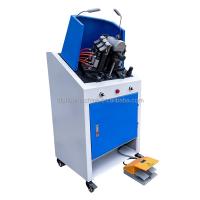 China Leather Shoe Making Machine Pneumatic Shoe Vamp Toe Leather Inspection Machine for sale