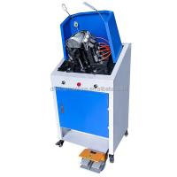 China Leather Shoe Making Machine Pneumatic Shoe Vamp Toe Leather Inspection Machine for sale
