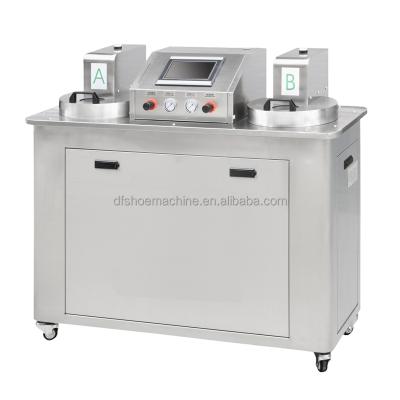 China Shoe Cementing Machines Leather Manual Shoe Upper Insole Sole Side Edge Cold Feeder Brush Gluing Machine for sale