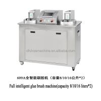 China Shoe Cementing Machines Leather Manual Shoe Upper Insole Sole Side Edge Cold Feeder Brush Gluing Machine for sale
