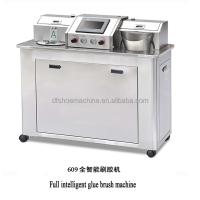 China Shoe Cementing Machines Leather Manual Shoe Upper Insole Sole Side Edge Cold Feeder Brush Gluing Machine for sale