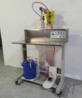 China Manual Shoe Cementing Gluing Machines Leather Shoe Upper Cold Hot Melt Adhesive Glue Spraying Machine for sale