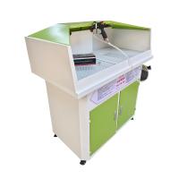 China Leather Shoe Making Machines Shoes Upper Vamp White Water Based Glue Spraying Machine for sale