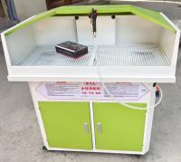 China Leather Shoe Making Machines Shoes Upper Vamp White Water Based Glue Spraying Machine for sale