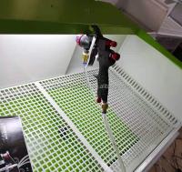 China Leather Shoe Making Machines Shoes Upper Vamp White Water Based Glue Spraying Machine for sale