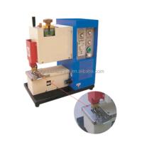 China Manual Shoe Cementing Gluing Machines Zipper Edge Double Sided Hot Melt Glue Gluing Machine for sale
