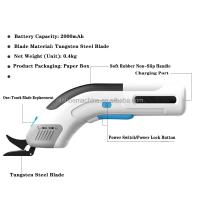 China 3.6V Cordless Cloth Leather Cutting Machine with 2000mAh Power Shears for sale